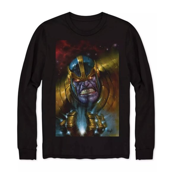 Marvel | Shirts | Marvel Thanos Glowing Eyes Mens Medium Tshirt Graphic Tee M | Poshmark